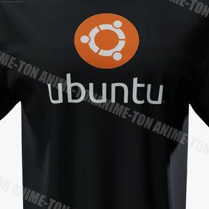 ANIME-TON | Shirts | Ubuntu Logo Tshirt Cotton Black | Poshmark